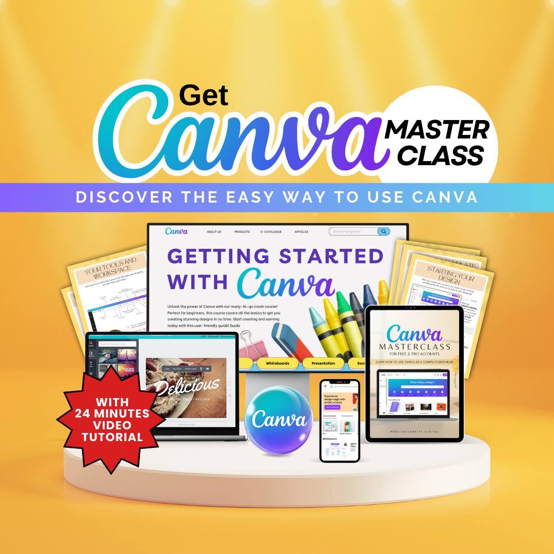 Canva MasterClass Course for Beginners with Resell Rights | MRR & PLR ...